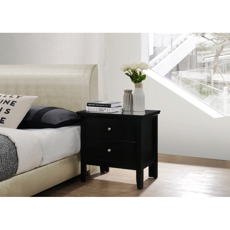 Black nightstand wayfair store